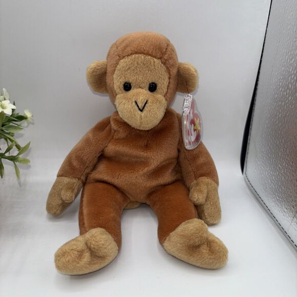 Ty | Toys | Bongo 995 The Monkey Ty Beanie Babies 467 4th Gen Hang Tush ...